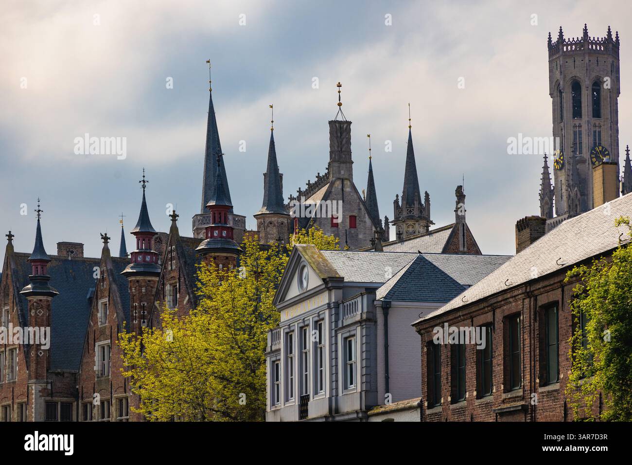 Towers facade gable rooftop hi-res stock photography and images - Alamy
