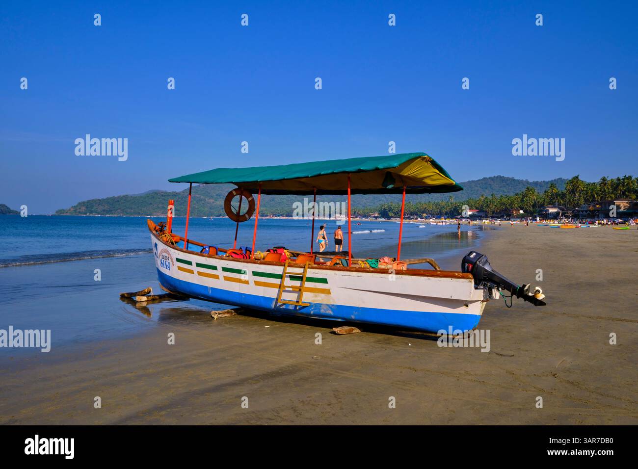 India, Goa, Canacona, Palolem beach Stock Photo - Alamy