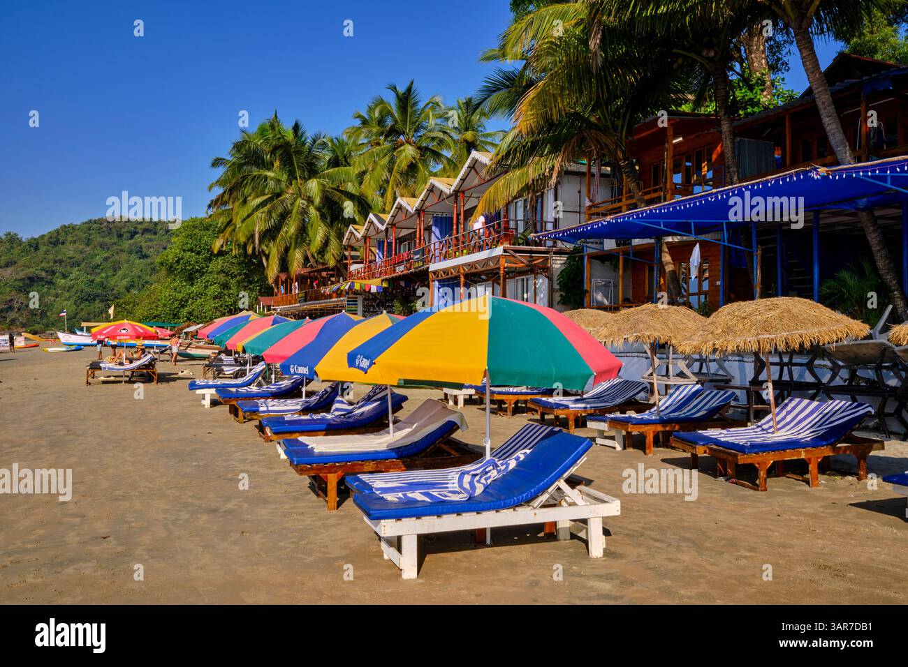 India, Goa, Canacona, Palolem beach Stock Photo - Alamy