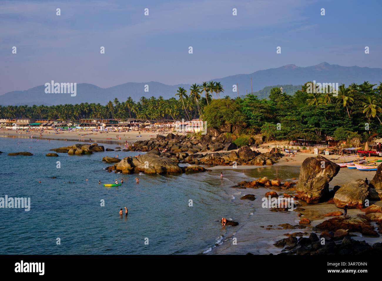 India, Goa, Canacona, Palolem beach Stock Photo - Alamy