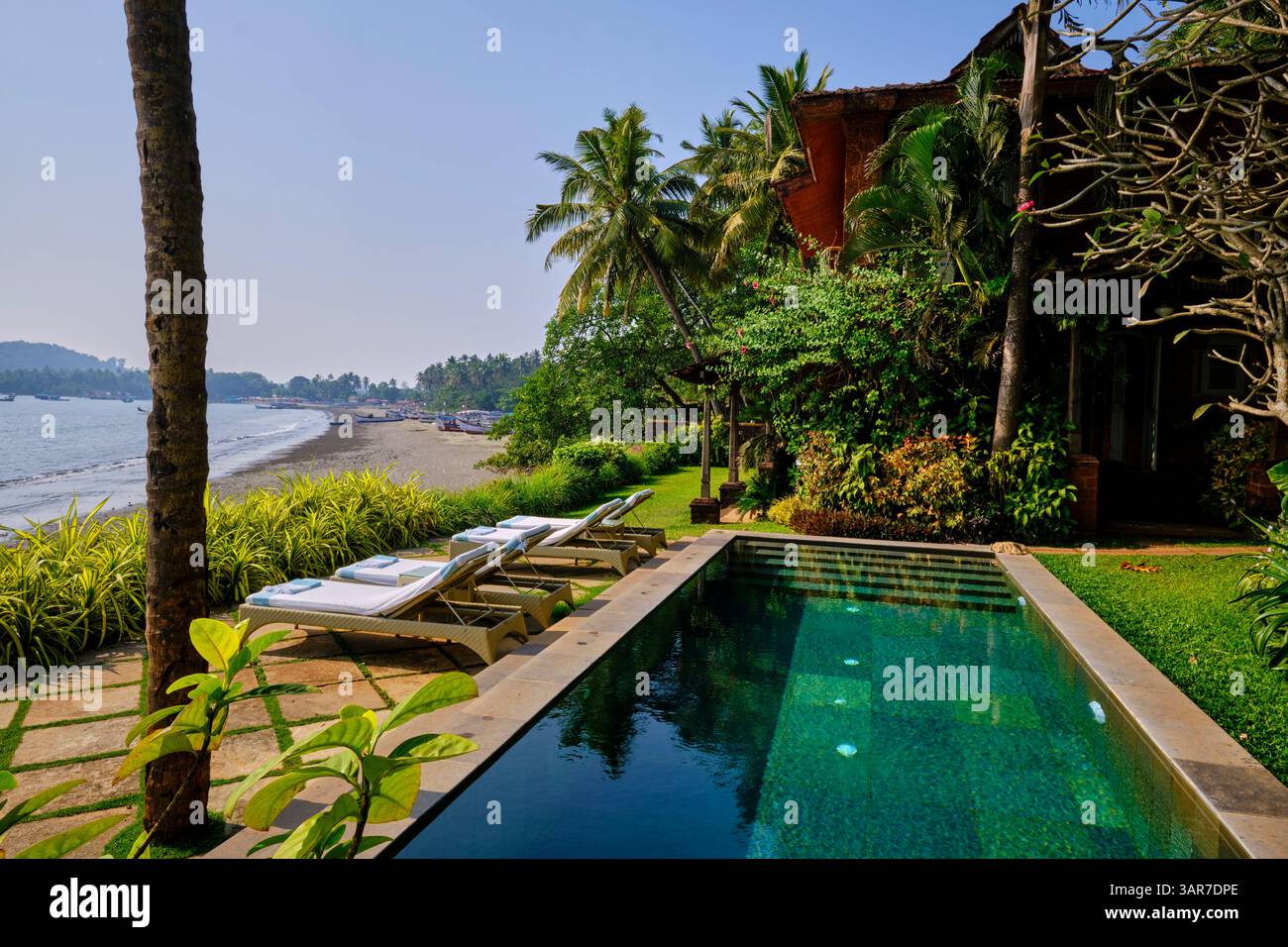 India, Goa, Nerul, Ahilya by the Sea Hotel Stock Photo - Alamy