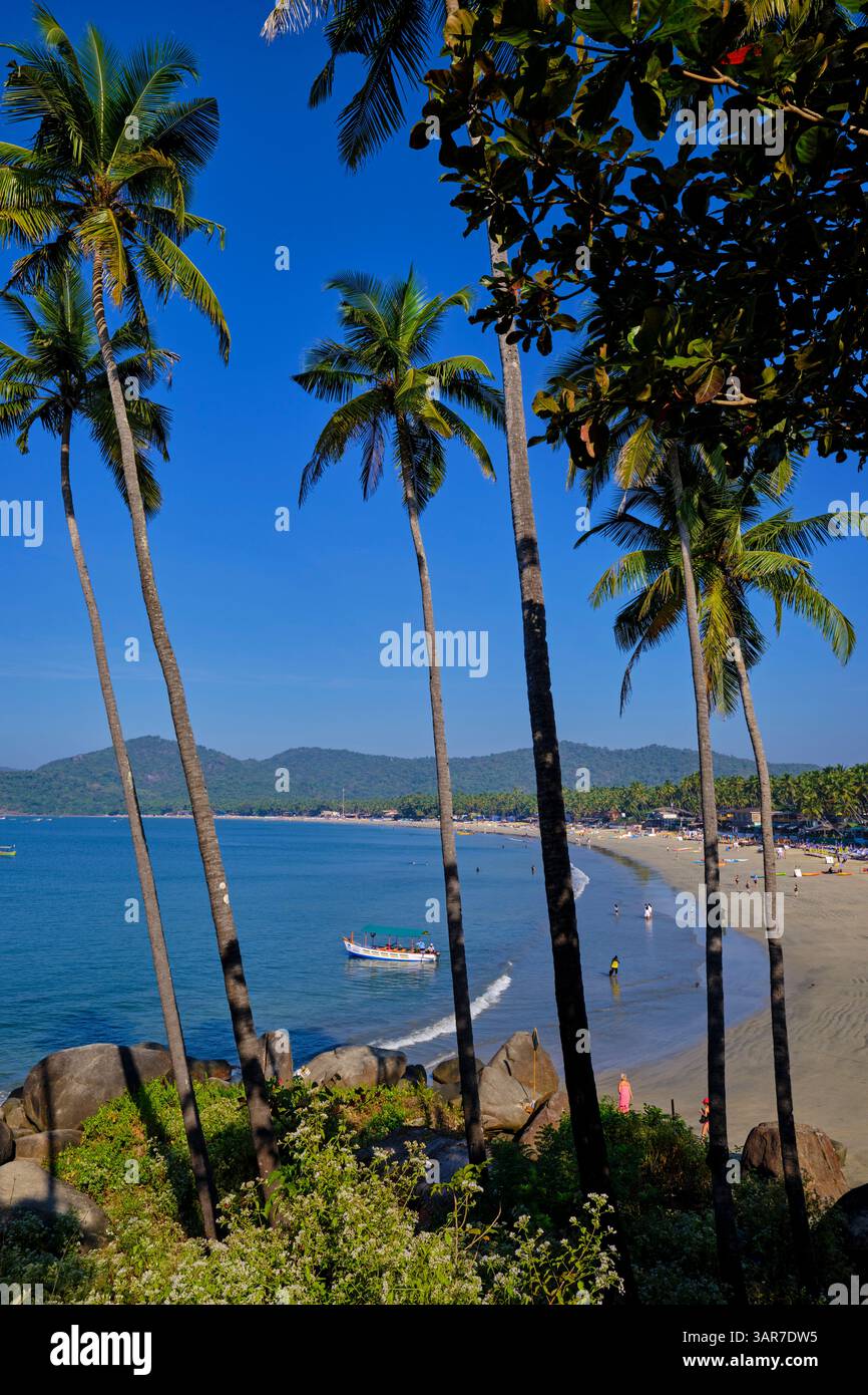 India, Goa, Canacona, Palolem beach Stock Photo - Alamy
