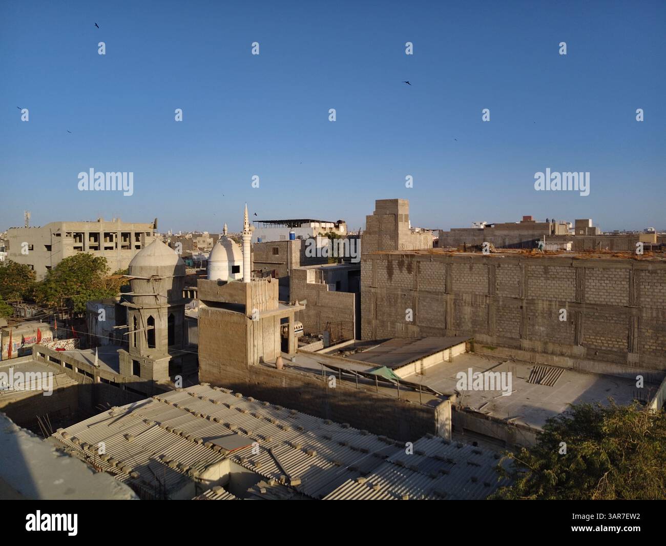 Aerial view of Landhi Korangi Industrial Area Karachi Stock Photo - Alamy