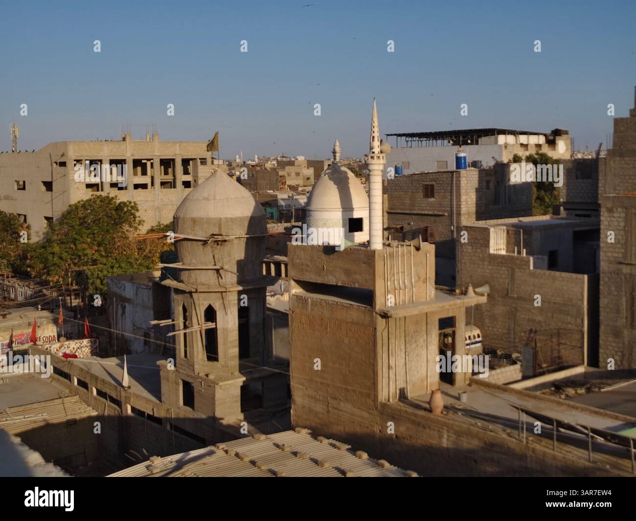 Aerial view of Landhi Korangi Industrial Area Karachi Stock Photo - Alamy