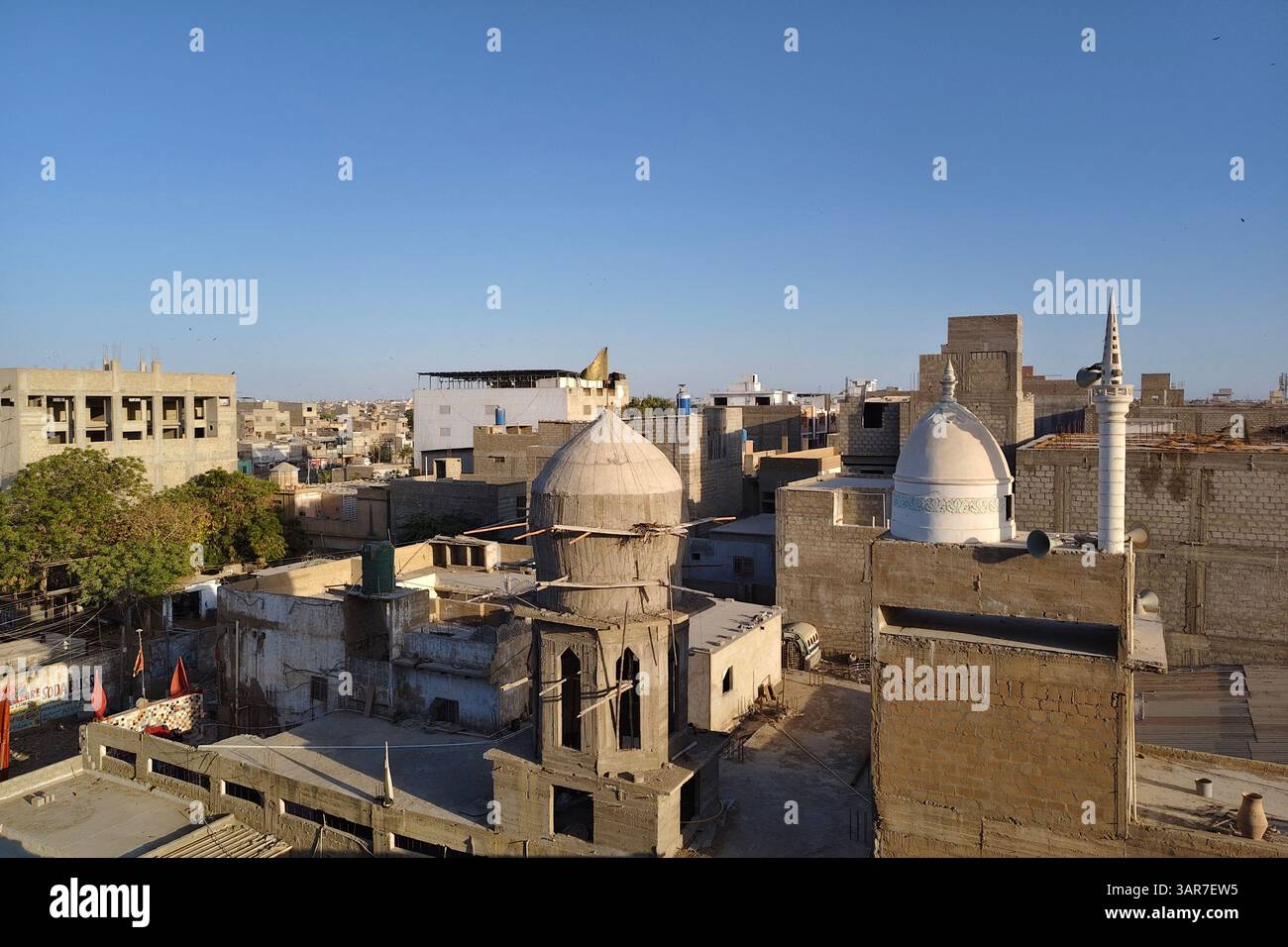 Aerial view of Landhi Korangi Industrial Area Karachi Stock Photo - Alamy