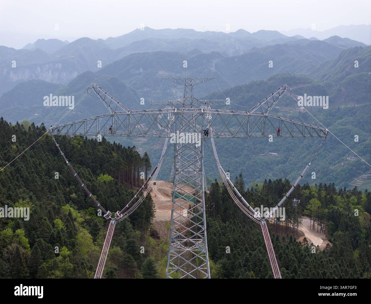 YICHANG, CHINA - APRIL 17, 2025 - Staff members are conducting quality ...