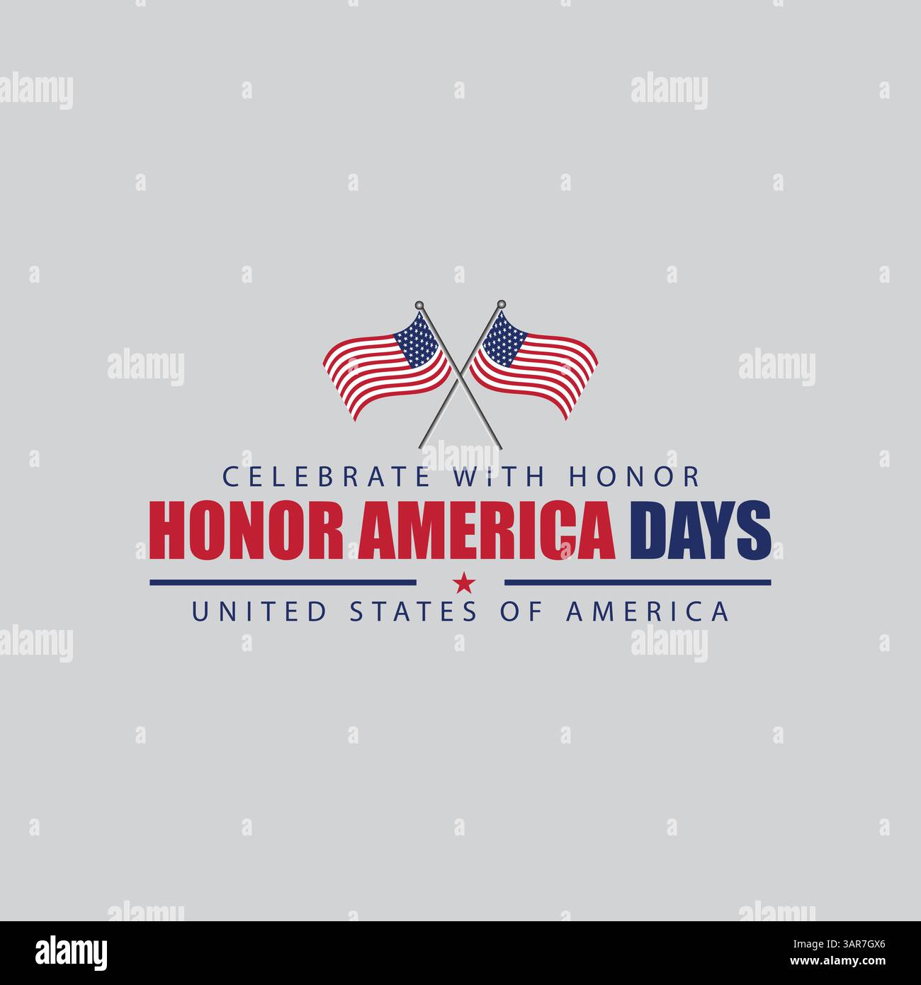 Celebrating the Red White and Blue Honor America Days in the United ...