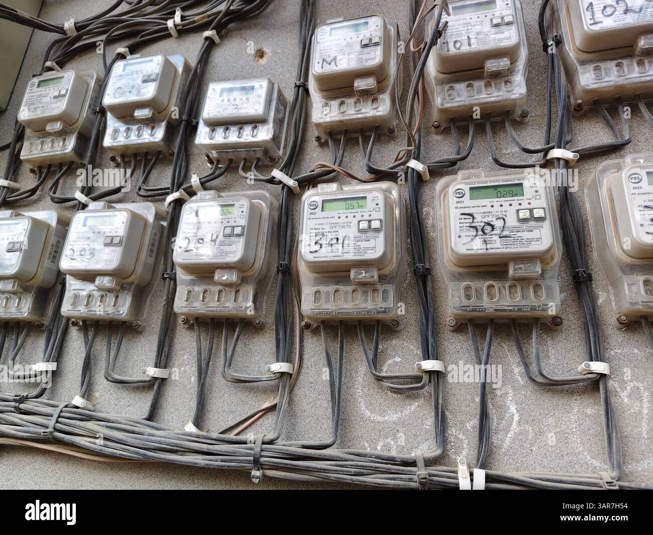 Electricity power box meters for home electrical appliances, electric ...