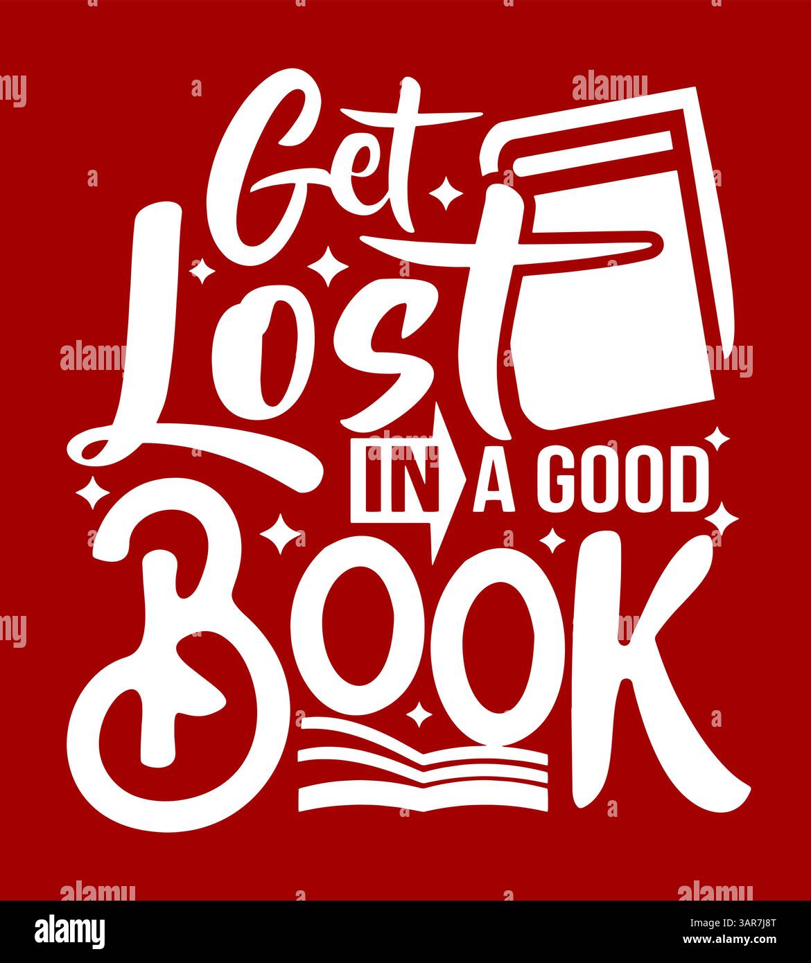 Book lettering Stock Vector Images - Alamy