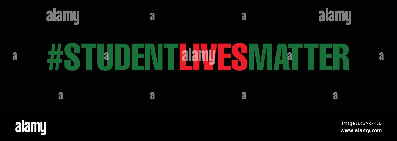 Student lives matter. Bangladeshi flag color concept Stock Vector Image ...