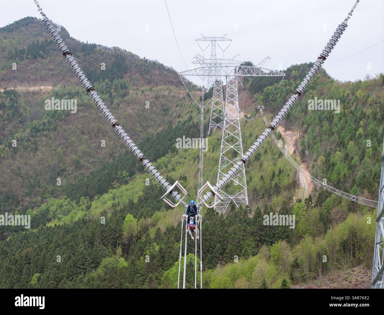 YICHANG, CHINA - APRIL 17, 2025 - Staff members are conducting quality ...
