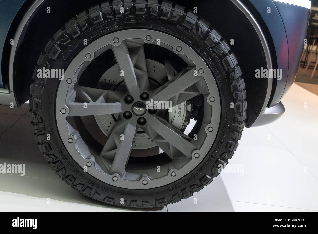 Genesis X Gran Equator concept cat on display during press day of New ...