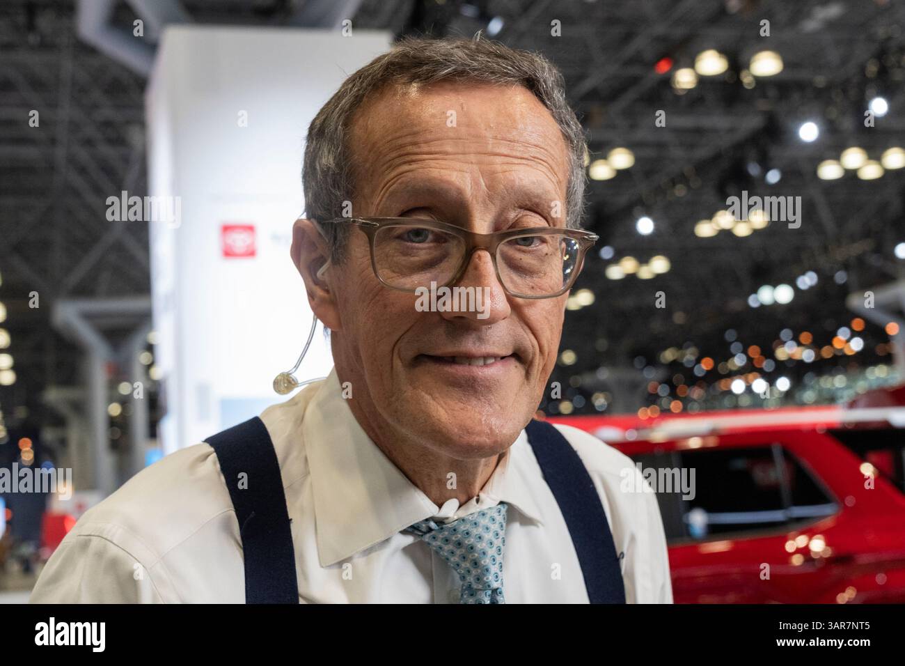 CNN journalist Richard Quest seen during press day of New York ...