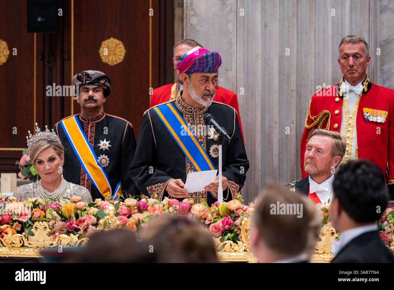 Amsterdam, Netherlands. 15th Apr, 2025. King Willem-Alexander of the ...