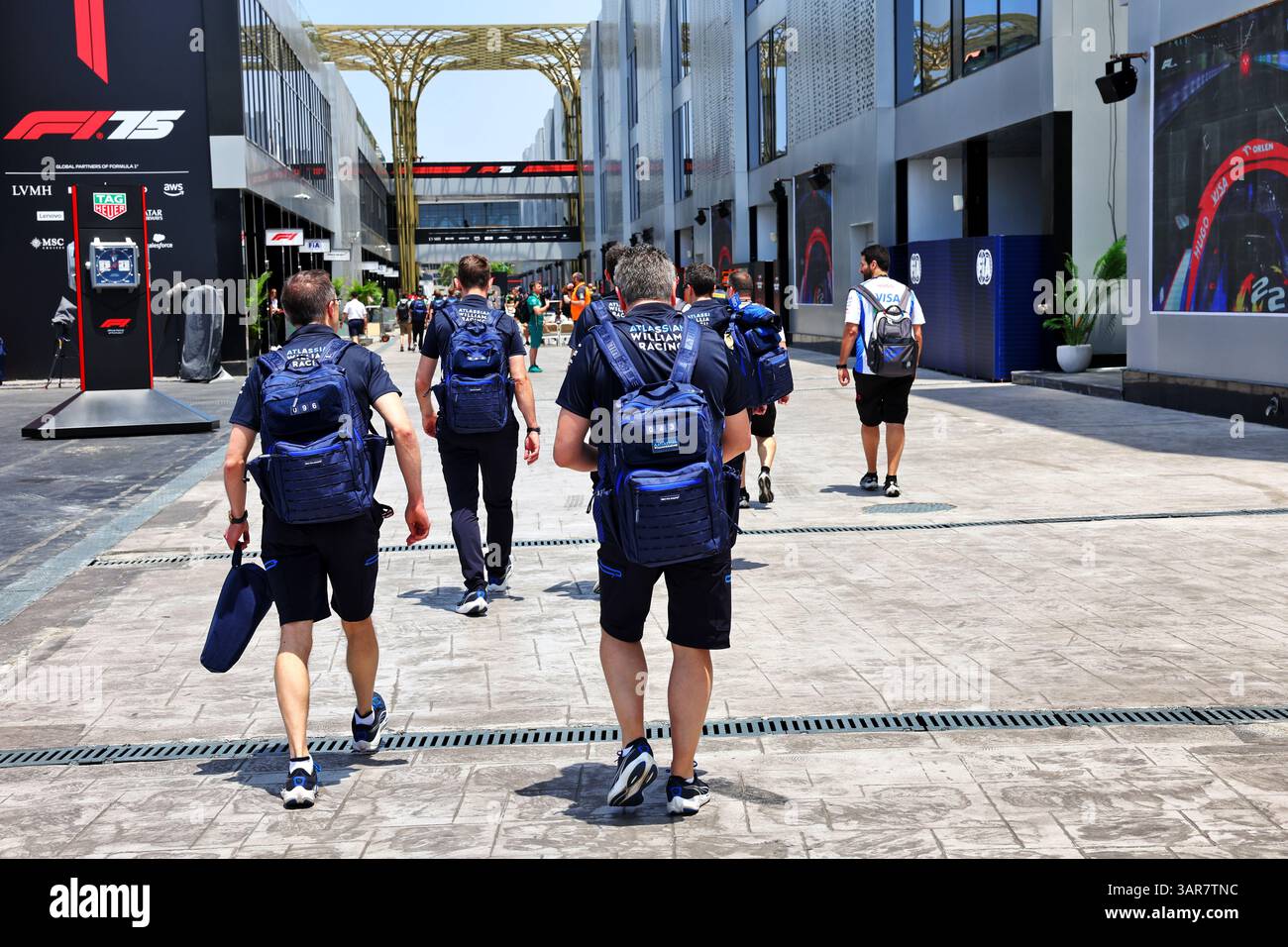 Jeddah, Saudi Arabia. 17th Apr, 2025. Circuit atmosphere - Atlassian ...