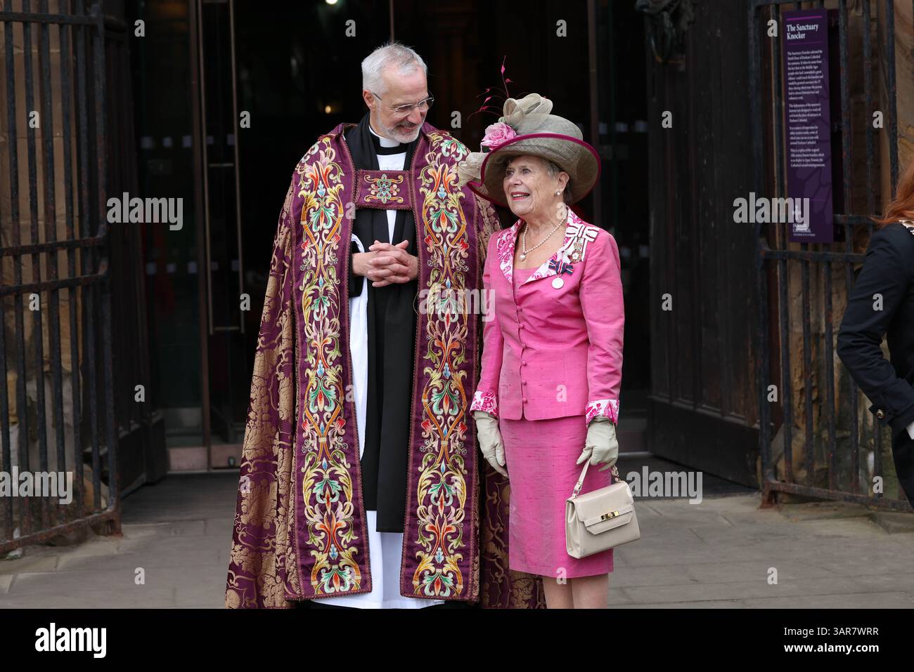 Dean of Durham Cathedral, The Reverend Philip Plyming and Lord ...