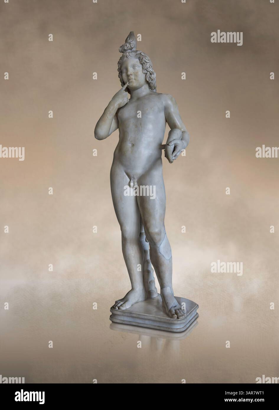 Roman marble Statue of Harpocrates (Arpocrate) from Hadrian's Villa ...