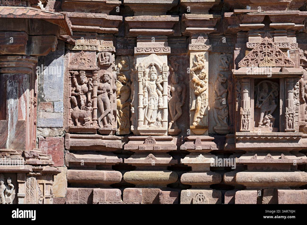 Partial view of the Shiv Mandir and Mahanal Mandir Complex, Menal ...