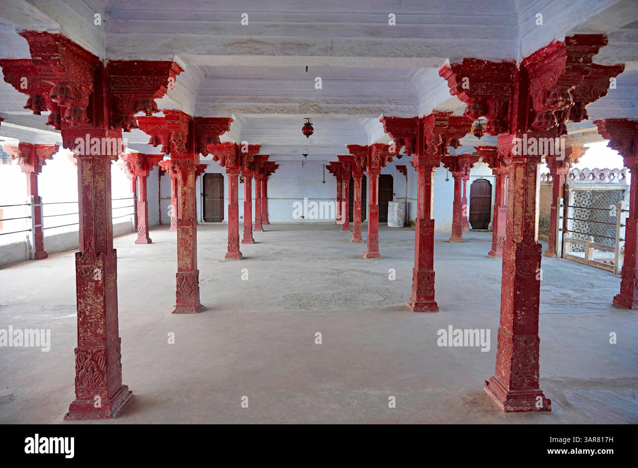 Partial view of the Bhim Mahal, City Palace Garh, Kota, Rajasthan Stock ...