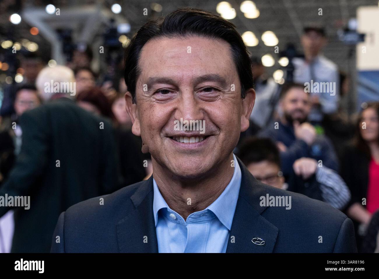 New York, NY, April 16, 2025: Jose Munoz, President and CEO Hyundai ...