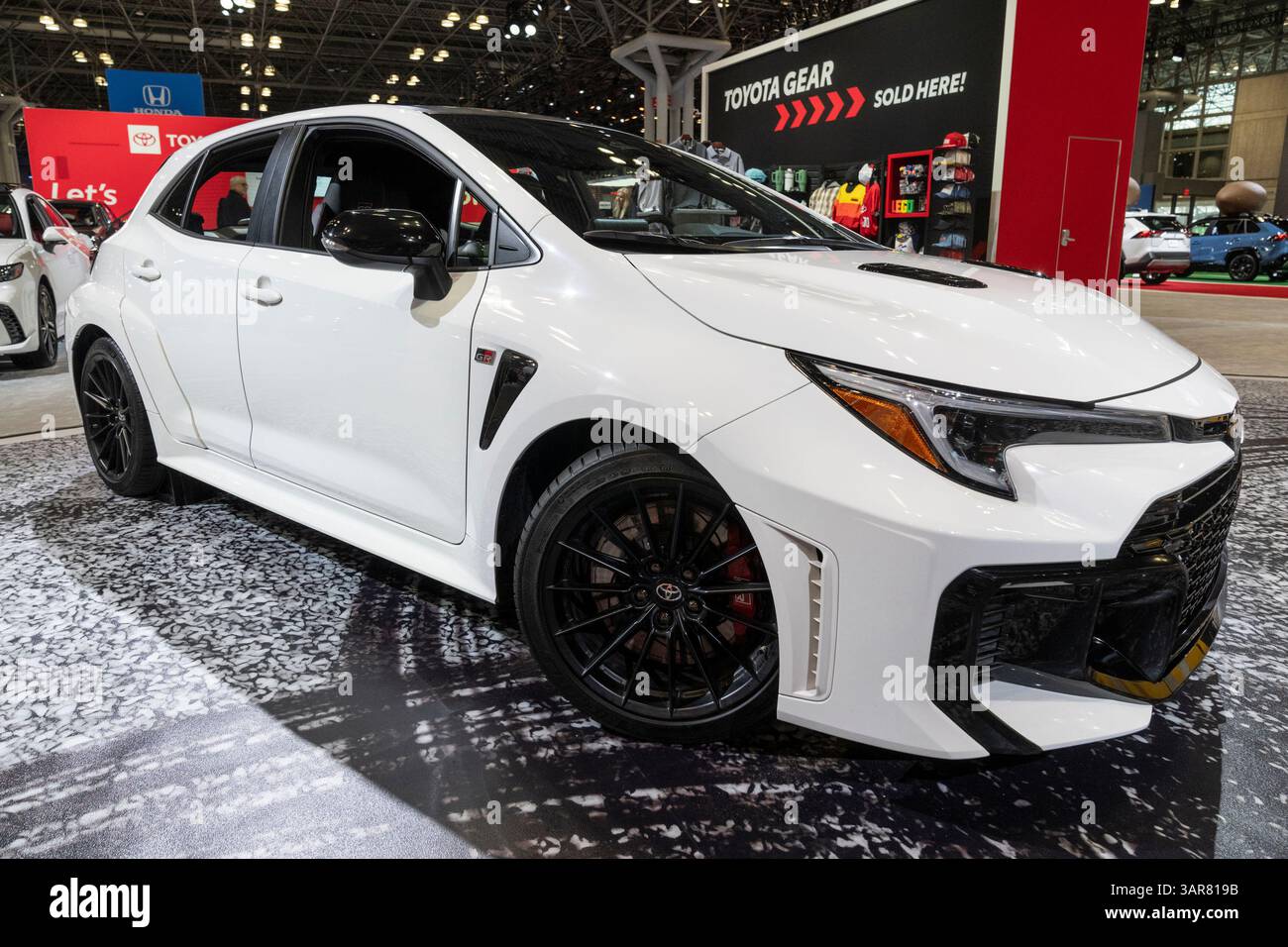 New York, NY, April 16, 2025: Toyota GR Corolla seen during press day ...