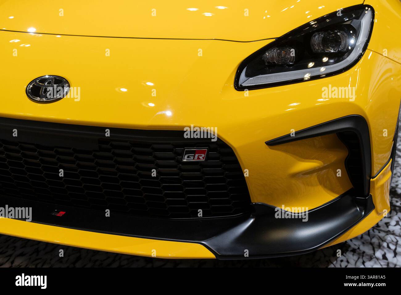 New York, NY, April 16, 2025: Toyota GR86 seen during press day of New ...