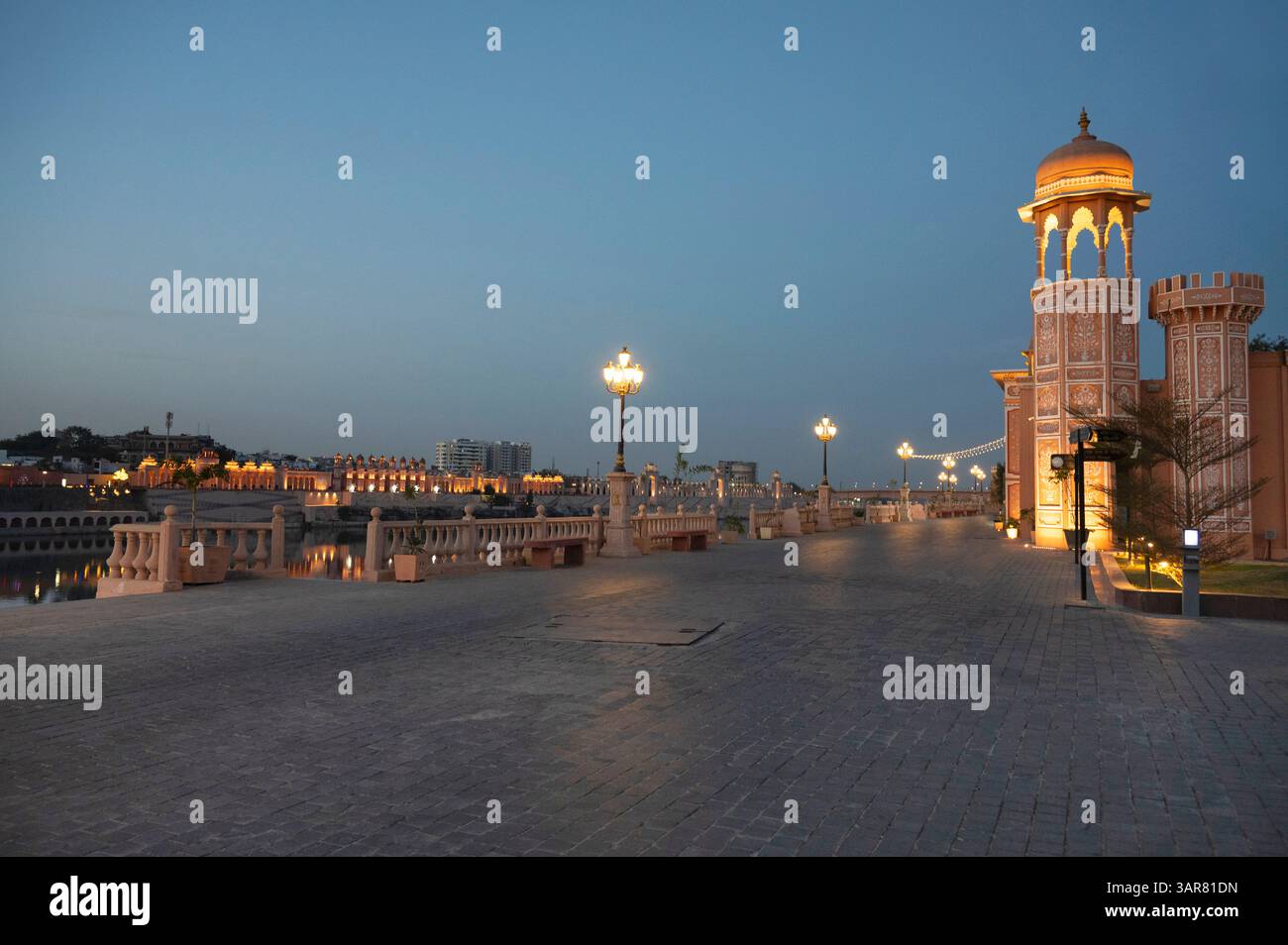 Partial view of the Chambal River Front, Kota, Rajasthan Stock Photo ...