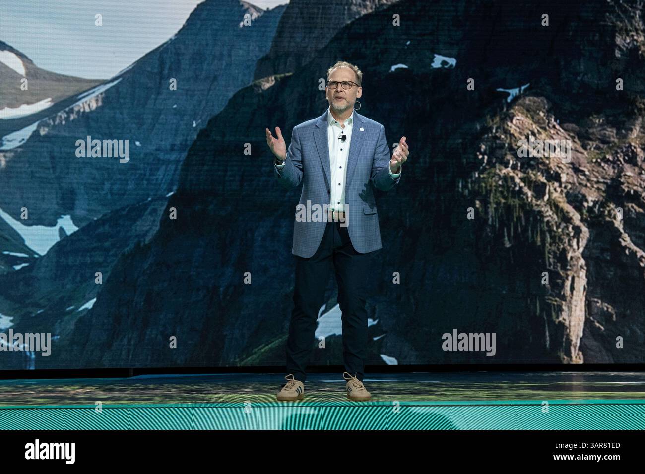 New York, NY, April 16, 2025: Jeff Walters, President and COO Subaru of ...