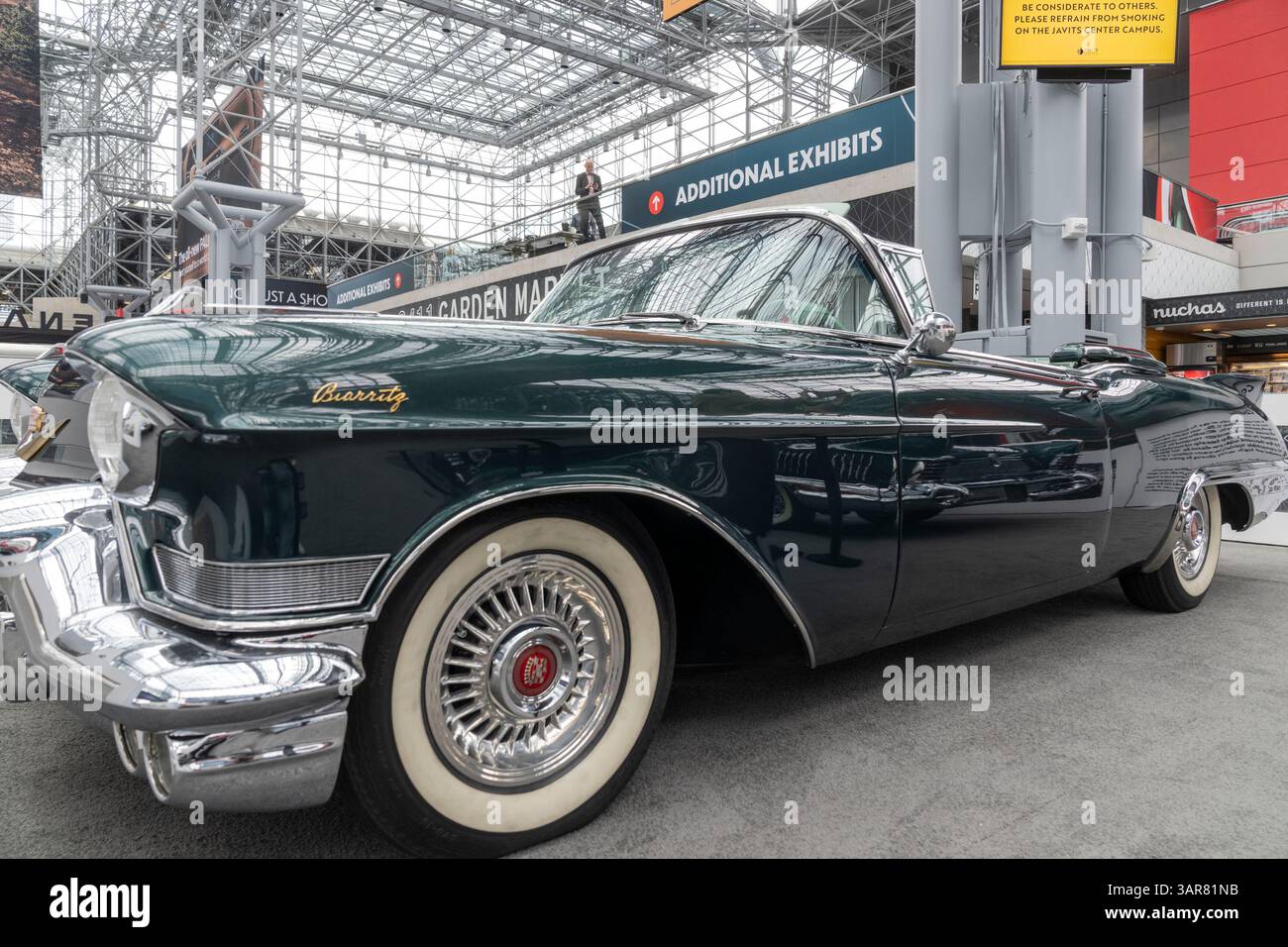 New York, NY, April 16, 2025: 1957 Cadillac Eldorado Biarritz ...