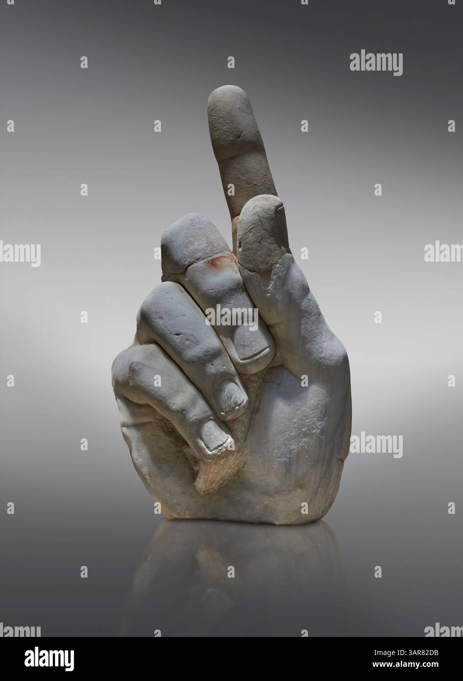 Roman Statue hand of Emperor Constantine from a statue known as the ...