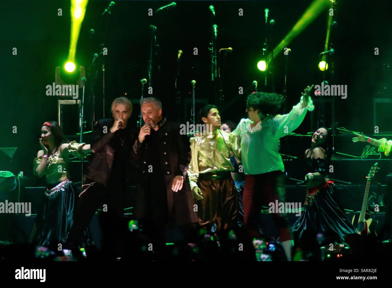 Spanish Band Saurom Performs El Principio Tour Members of the Spanish ...