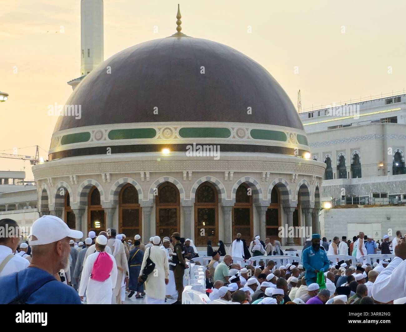 Mecca, Saudi Arabia, June 22 2024: A dome from the grand sacred mosque ...
