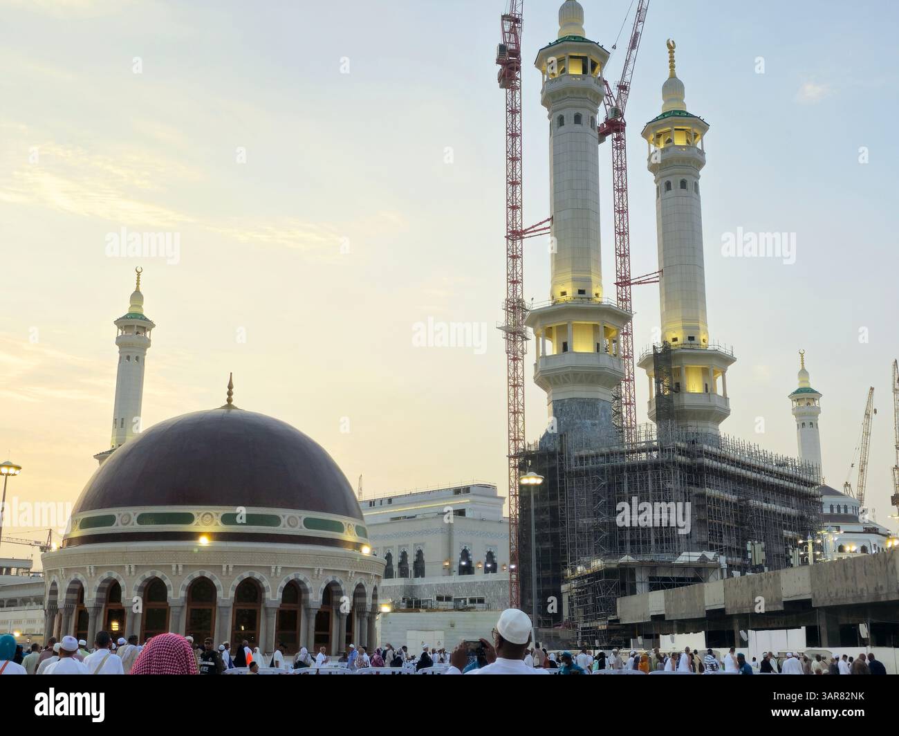 Mecca, Saudi Arabia, June 22 2024: A dome from the grand sacred mosque ...