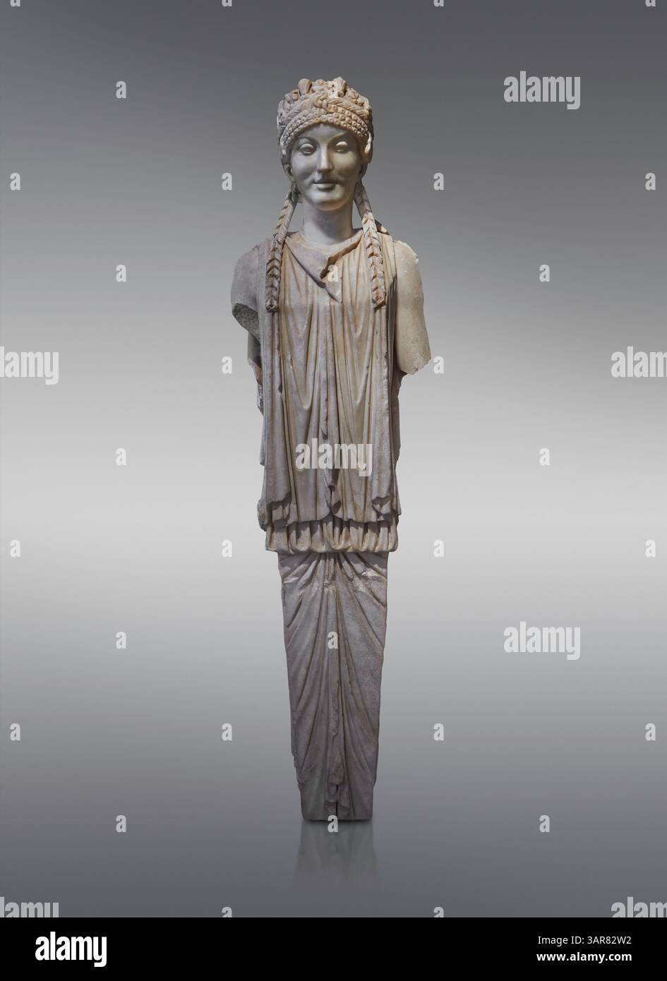 Roman sculpture Herm of a Caryatid from the Gardens of Maecenas ...