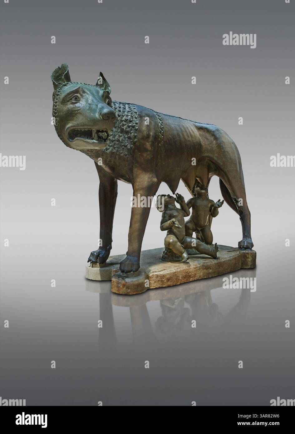 Rome statue romulus remus hi-res stock photography and images - Alamy
