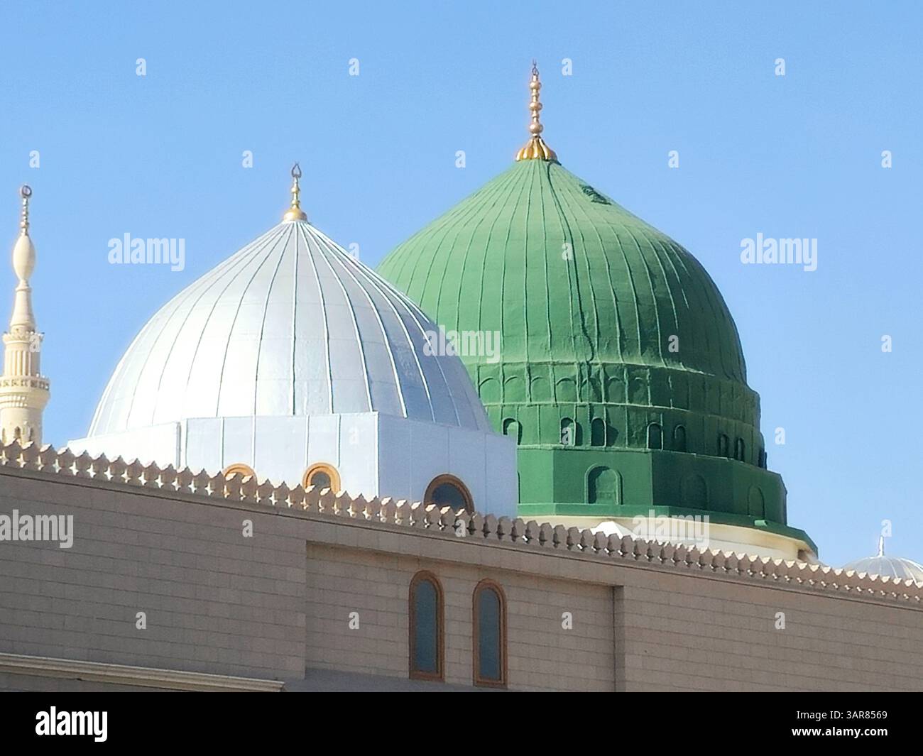 The Prophet's Mosque al-Masjid al-Nabawi, the second mosque built by ...