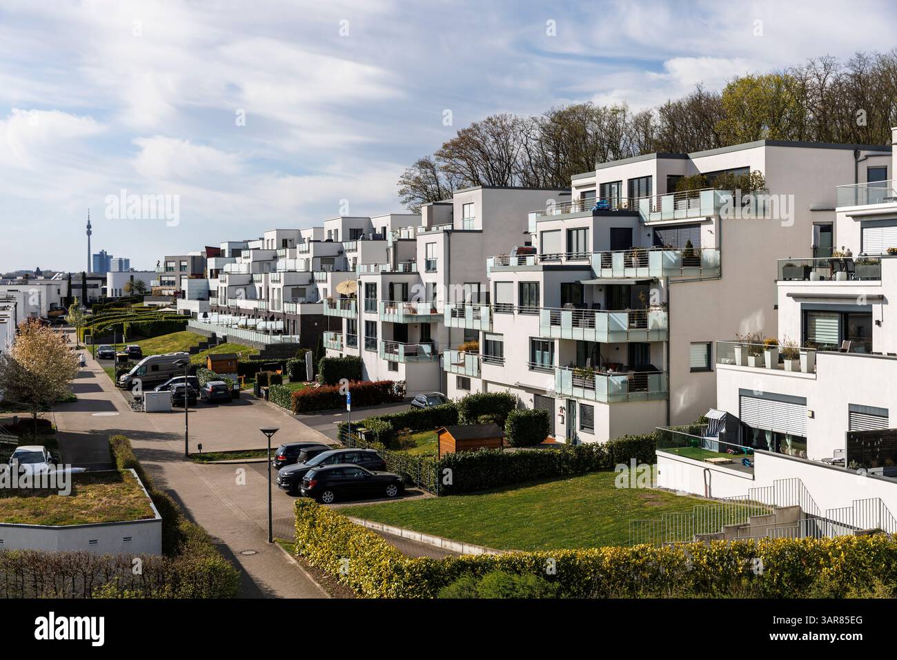 luxury properties on Lake Phoenix, the lake and its neighboring ...