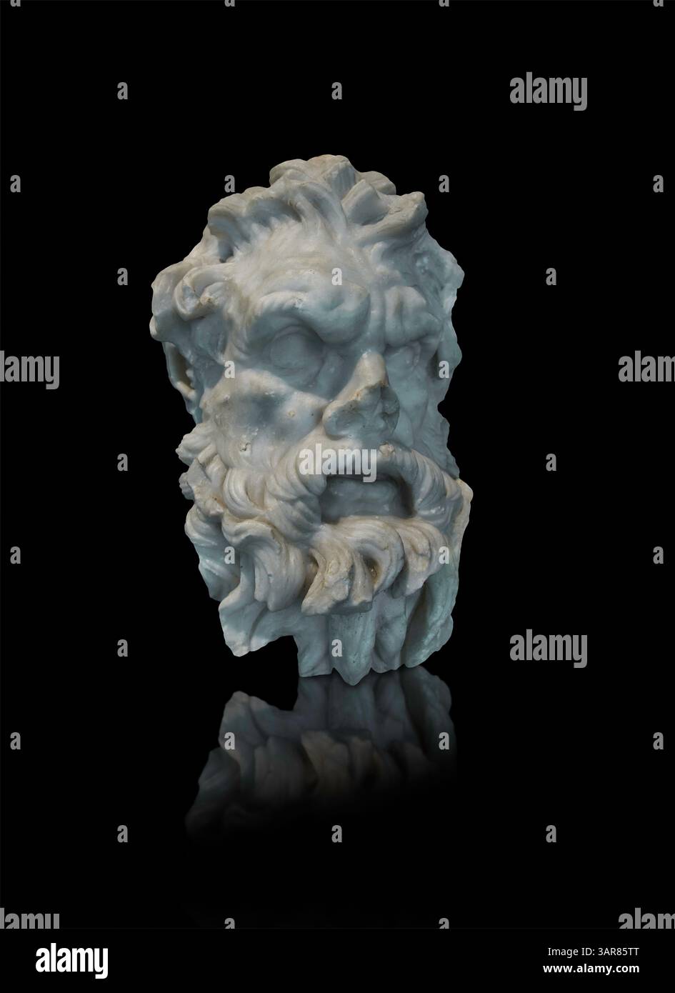 Roman Statue head of a Centaur. Early 4th century AD. From the Horti ...