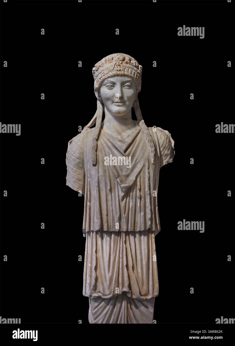 Roman sculpture Herm of a Caryatid from the Gardens of Maecenas ...