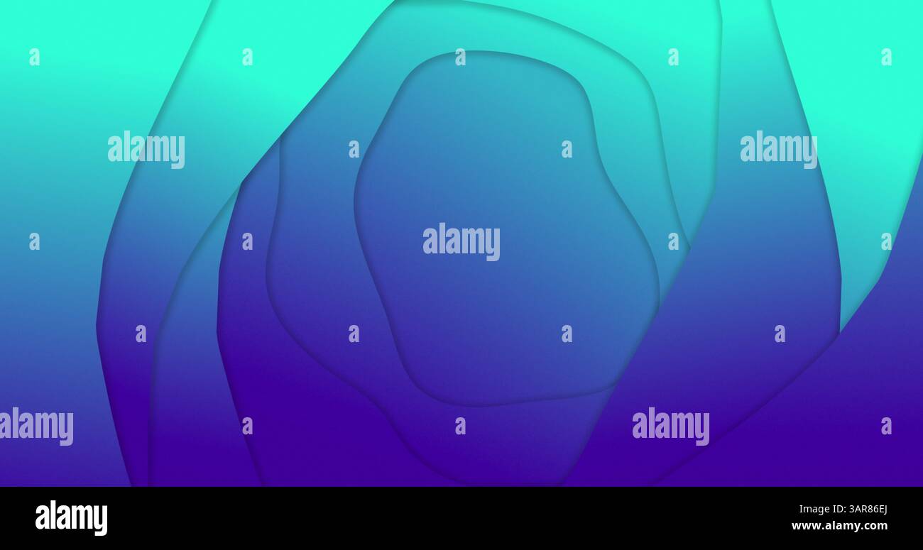 Image of blue gradient lines waving in seamless loop. colour, pattern ...