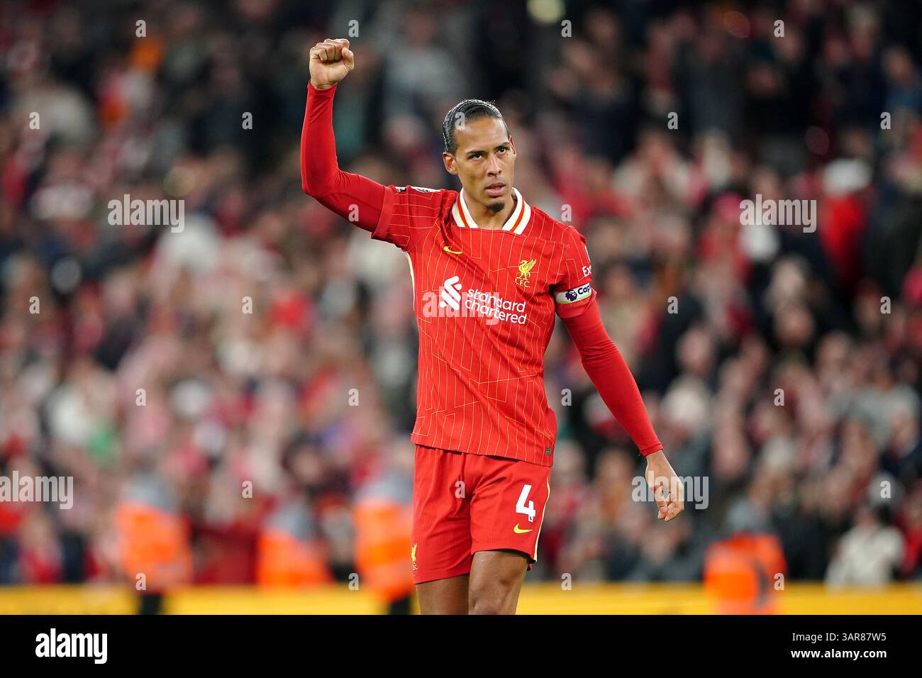 File photo dated 02-04-2025 of Liverpool's Virgil van Dijk who has ...