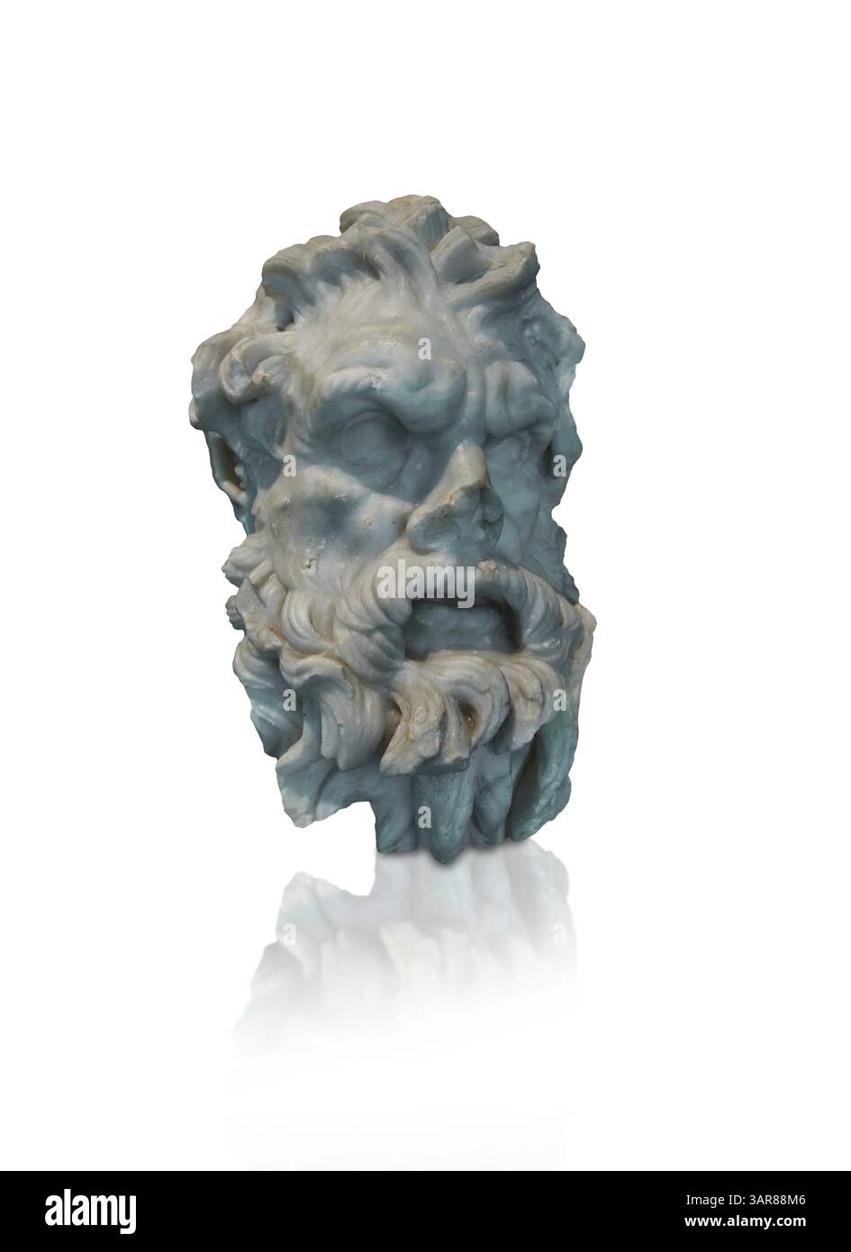 Roman Statue head of a Centaur. Early 4th century AD. From the Horti ...