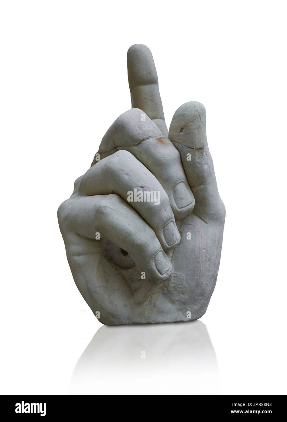Roman Statue hand of Emperor Constantine from a statue known as the ...
