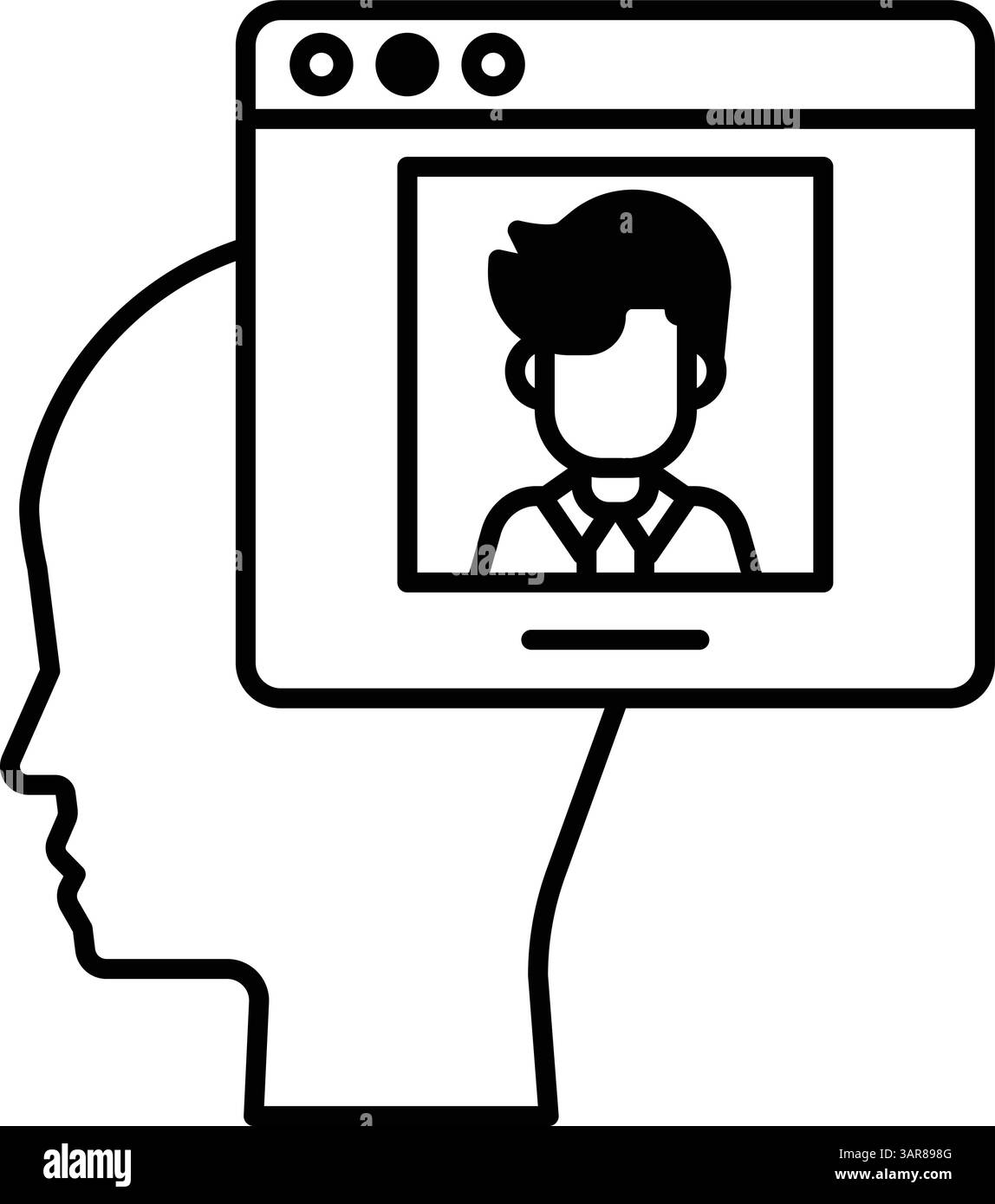 Brain shown in blue hi-res stock photography and images - Alamy