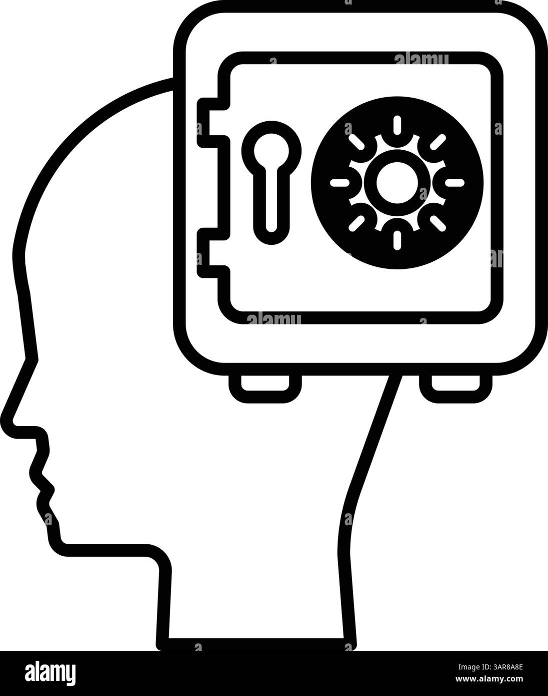 Head lock illustration Stock Vector Images - Alamy