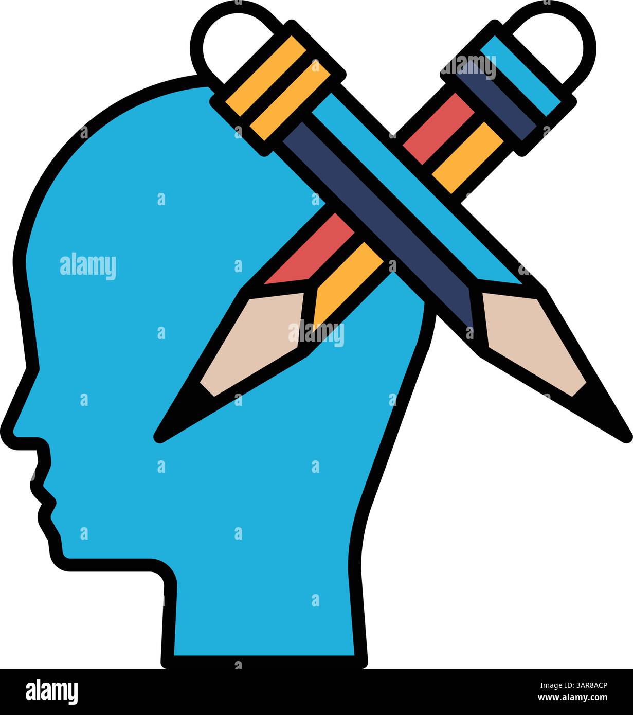 Crossed paths Stock Vector Images - Alamy