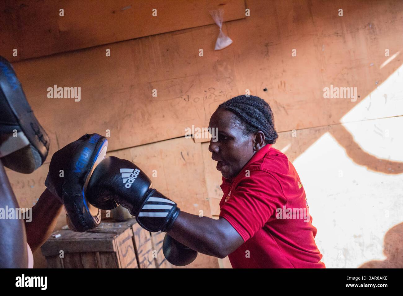 Female boxing club, Katanga, Kampala, Uganda, Africa Stock Photo - Alamy