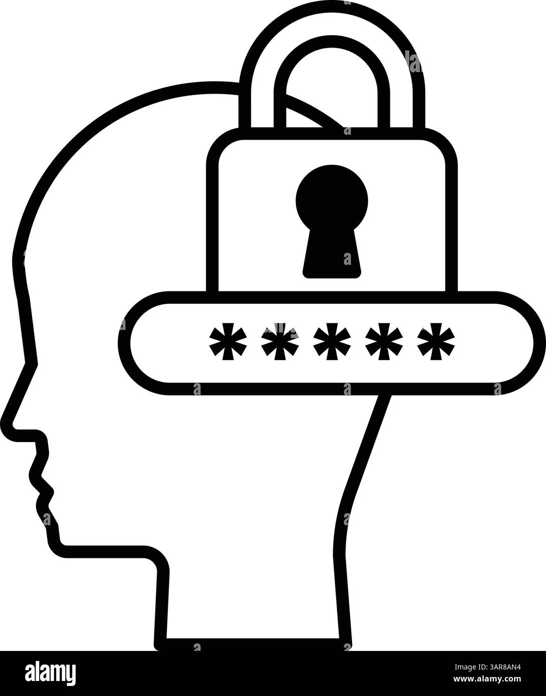 Blue head yellow lock hi-res stock photography and images - Alamy