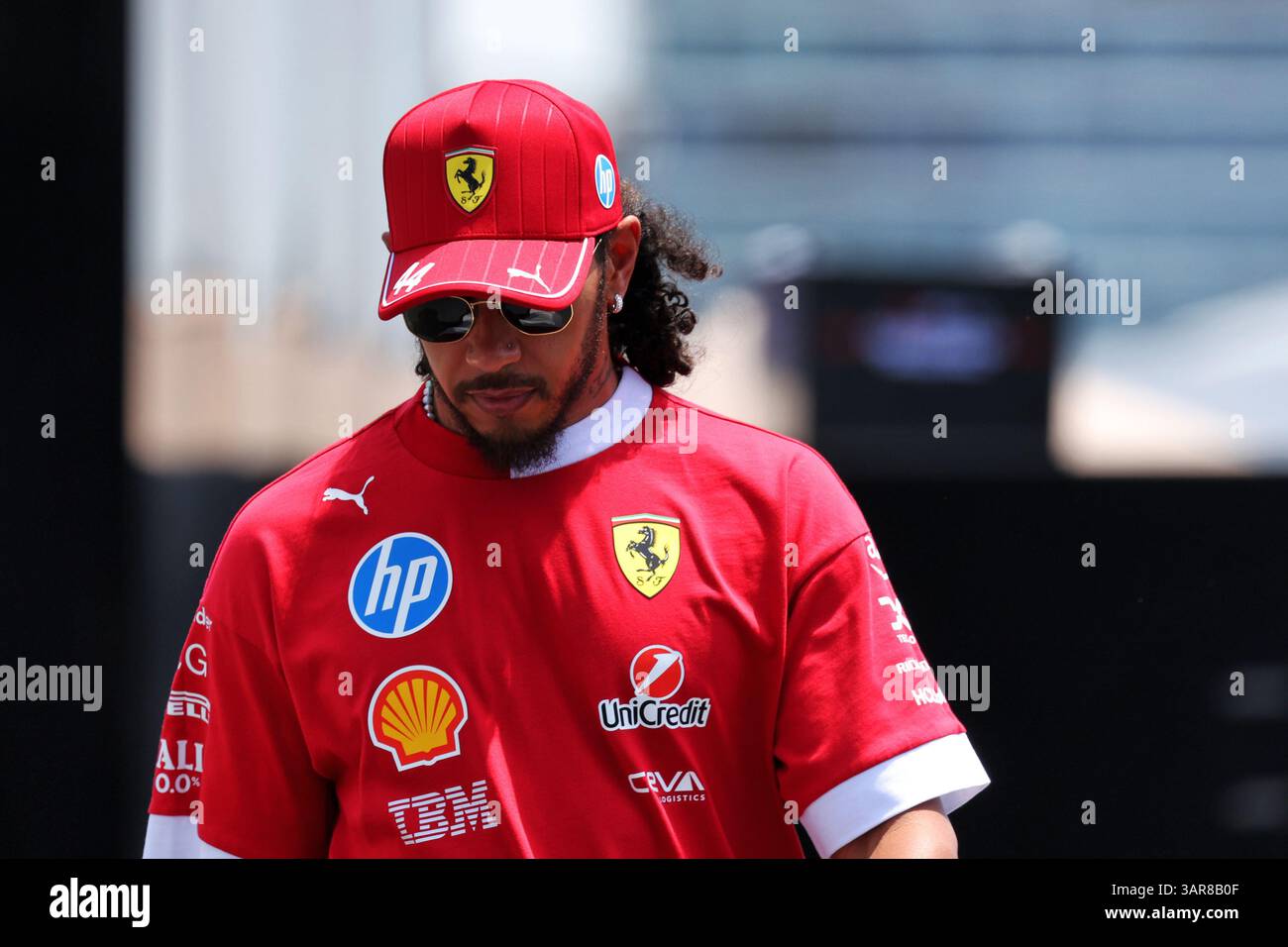Jeddah, Saudi Arabia. 17th Apr, 2025. Lewis Hamilton (GBR) Ferrari. 17. ...