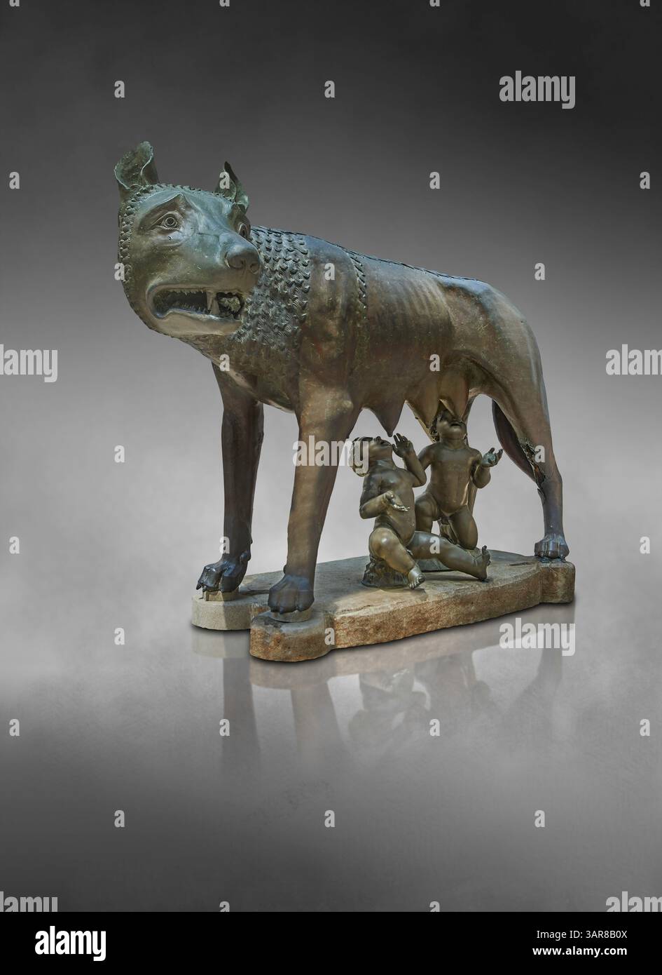 Rome statue romulus remus hi-res stock photography and images - Alamy